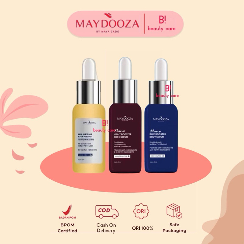 MERAH [READY Ready TO SEND] MAYDOOZA Red Serum - Nano Night Booster ...