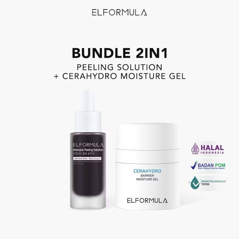 Elformula Bundle 2in1 - Intensive Peeling Solution + CeraHydro Barrier ...