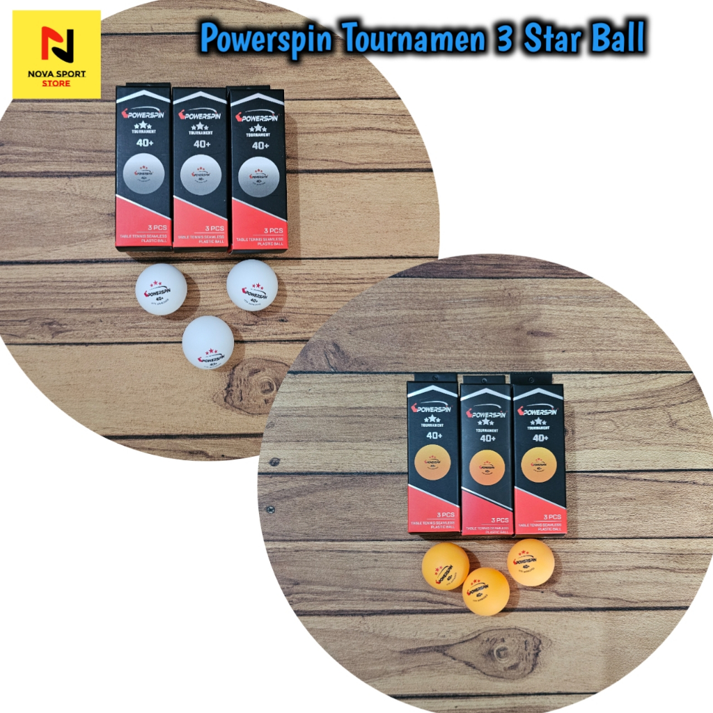 Pingpong/table Tennis Ball- Powerspin Tournamen 3 Star | Shopee Philippines