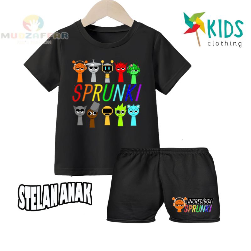 SPRUNKI CLOTHES, SPRUNKI CHARACTER CHILDREN'S SUITS | Shopee Philippines