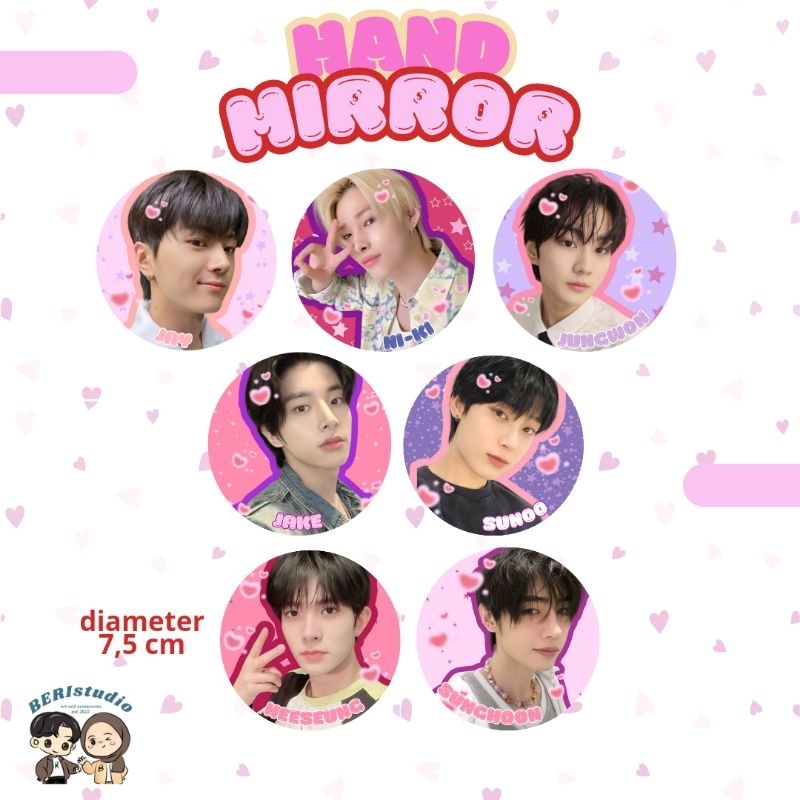 Enhypen HAND MIRROR KPOP MIRROR by BERIstudio | Shopee Philippines