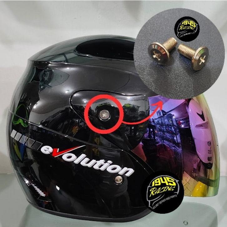 GM Evolution helmet bolts / Takachi helmet bolts / GM EVO helmet bolts ...