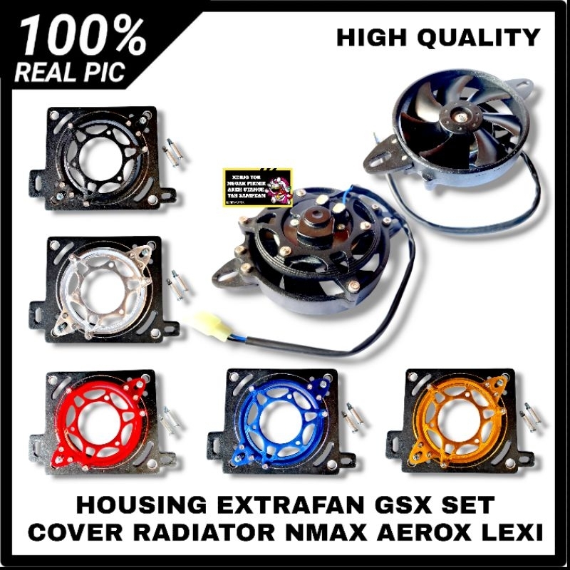 Housing EXTRAFAN COVER OTOM FAN RADIATOR EXTRA FAN GSX SET RADIATOR ...