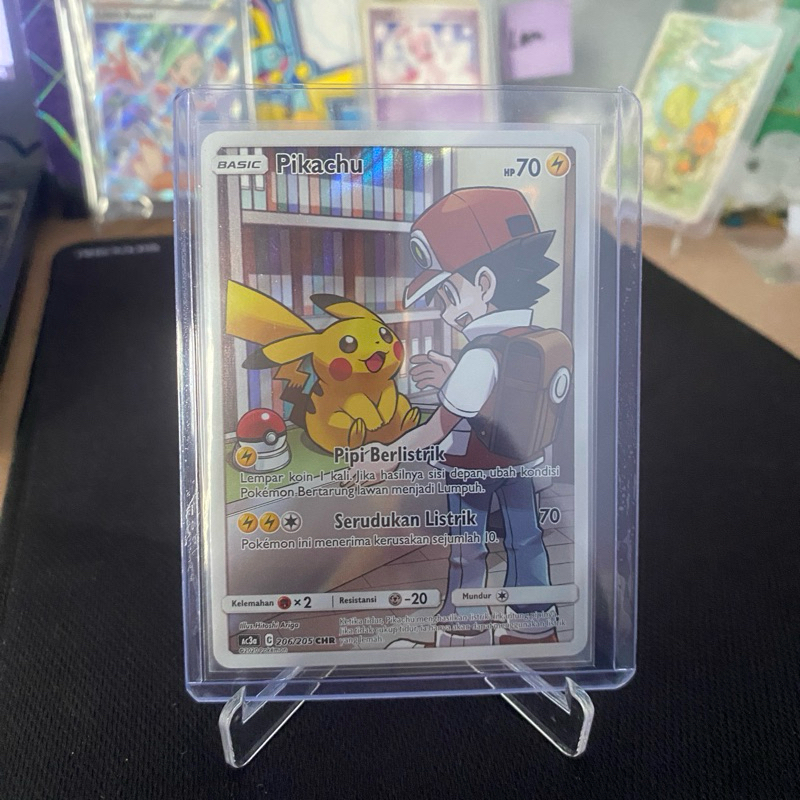 Pikachu CHR 206/205 TCG Pokemon Indonesia | Shopee Philippines