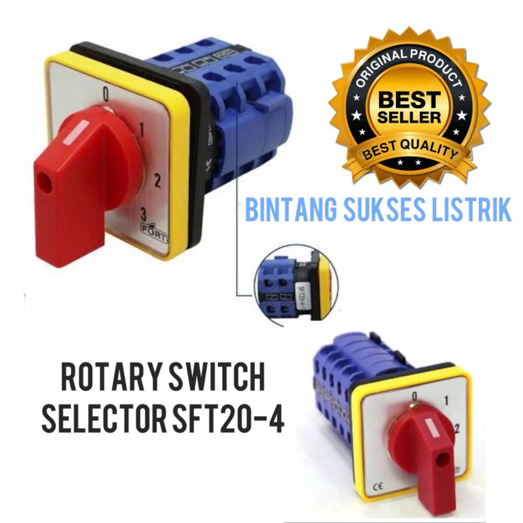 Original Selector Switch 4 Position 1P 0-1-2-3 SFT20-4-1 Switch ...