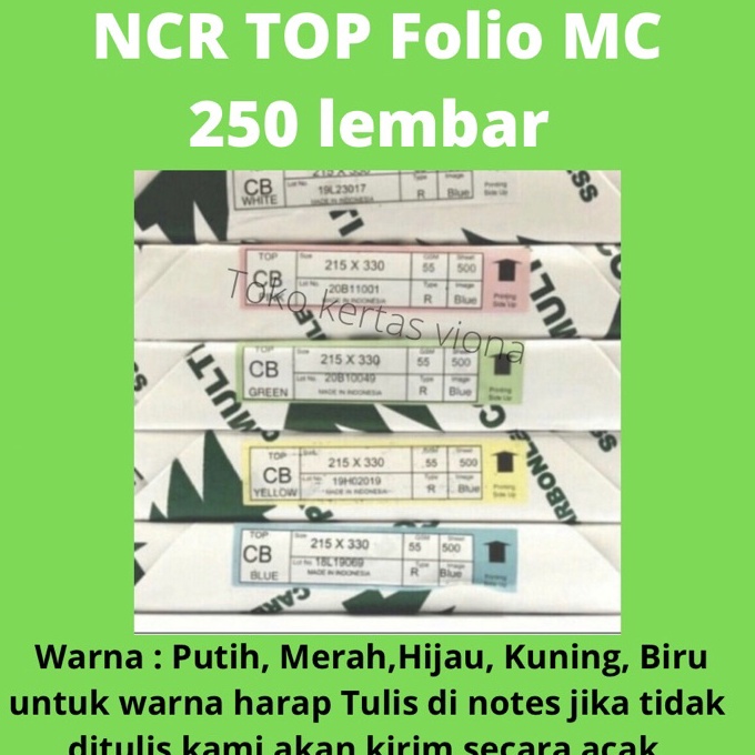 Special NCR case Note MC case contains 25 sheets | Shopee Philippines