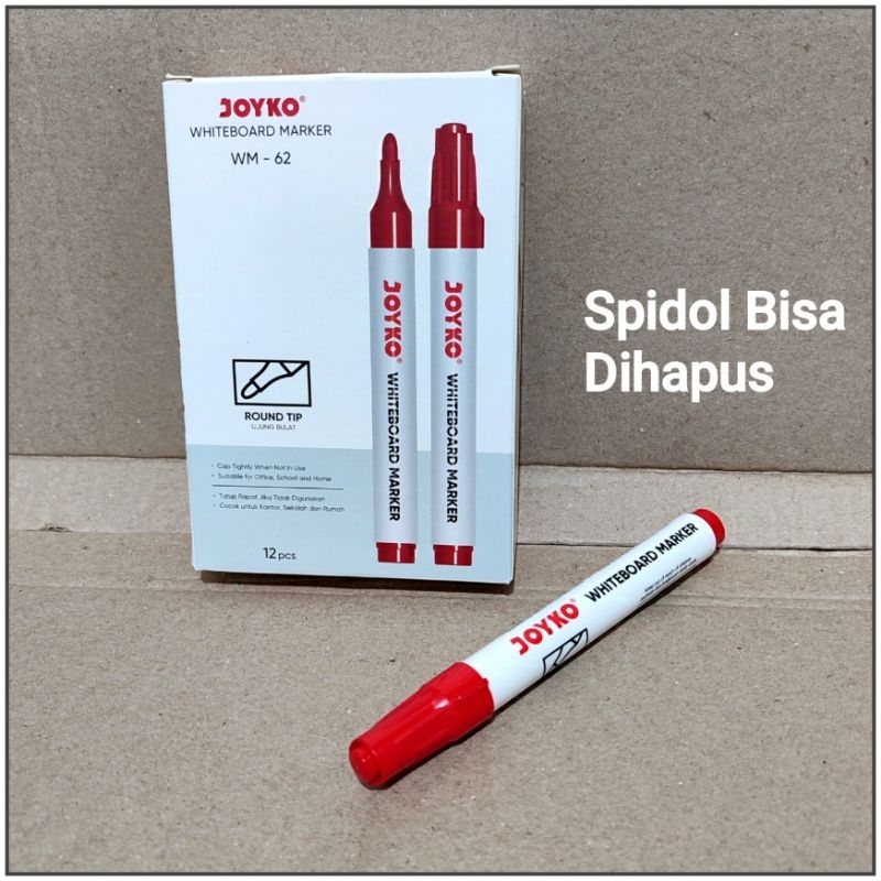 MERAH 1 Pcs JOYKO Red White Board Marker | Shopee Philippines