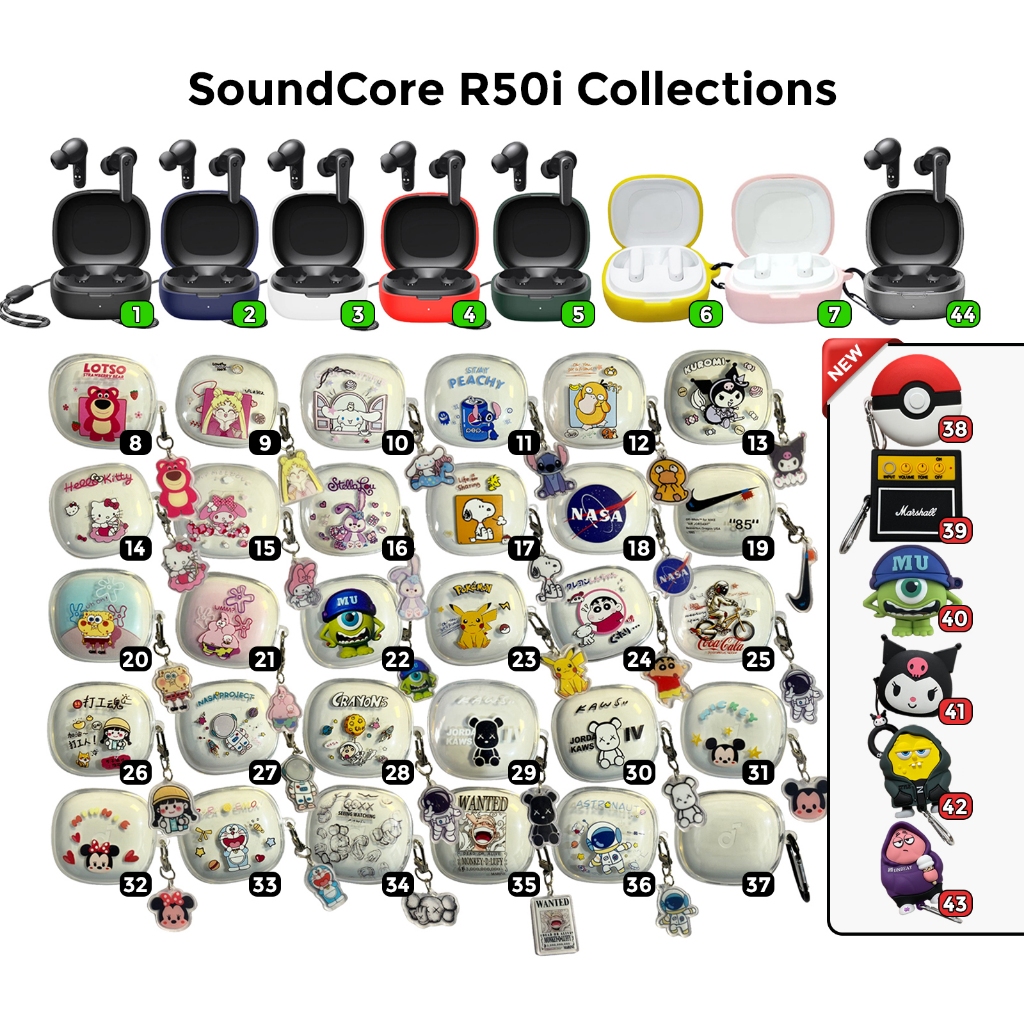 Plain Soundcore R50i Anker Soft Silicon Premium Quality R50i Case ...