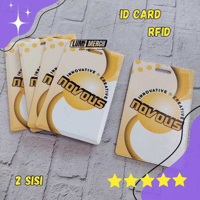 Custom printed RFID office ID CARD / absence CARD / Name Tag | Shopee ...