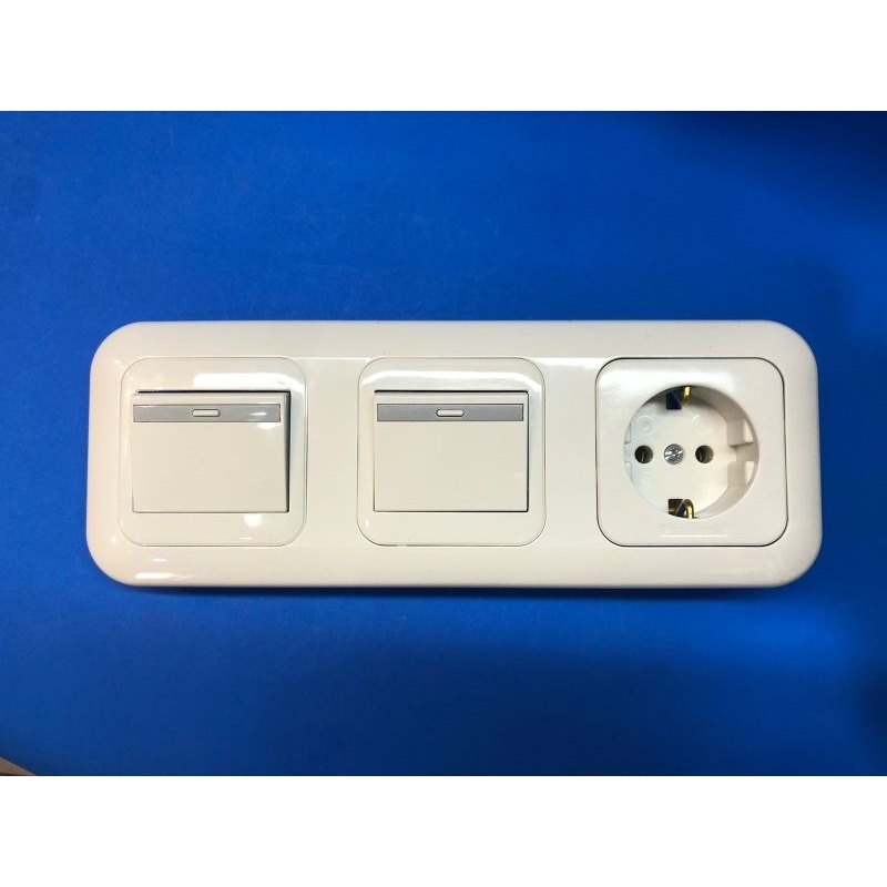 Large single double switch + panasonic socket | Shopee Philippines