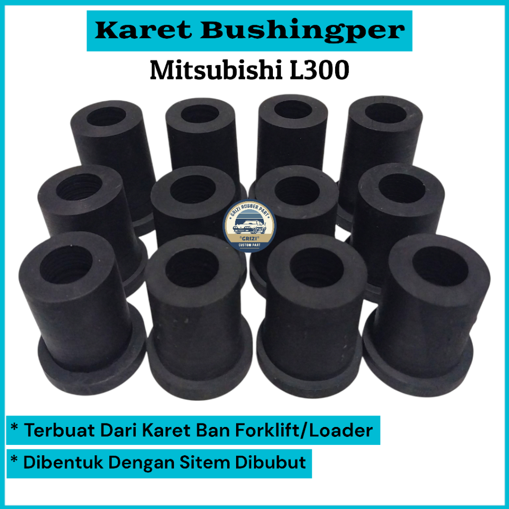 Mitsubishi L300 Spring Bushing Bosper Rubber 1Set (12Pcs) | Shopee ...