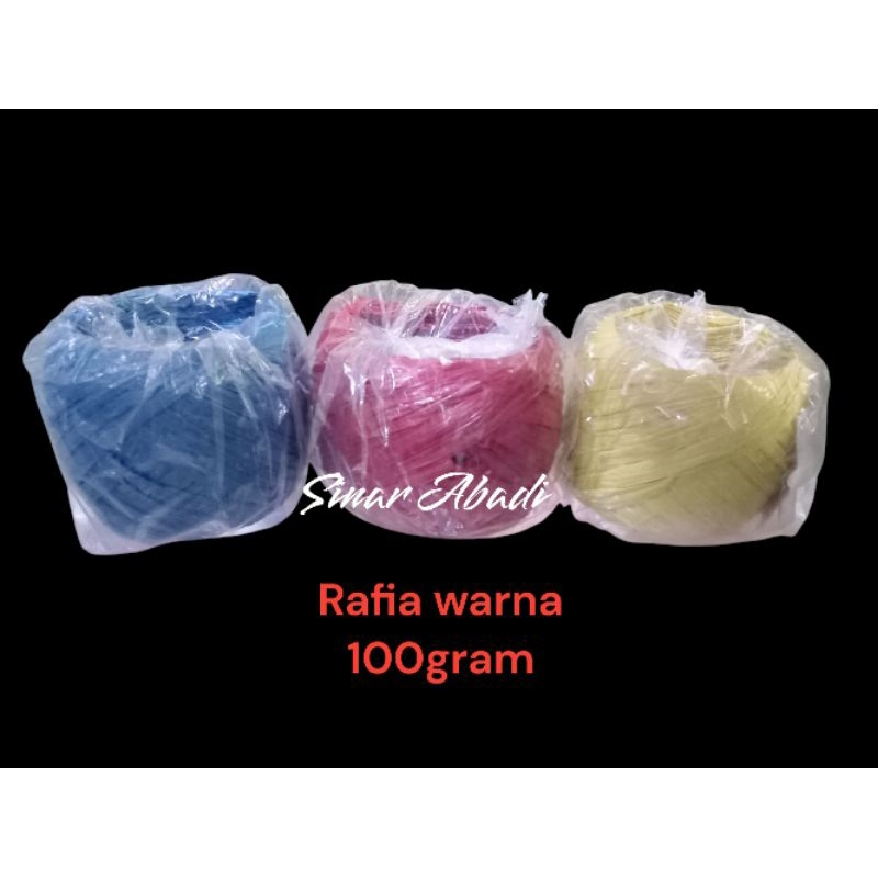 Colored Raffia rope weighing 100g | Shopee Philippines