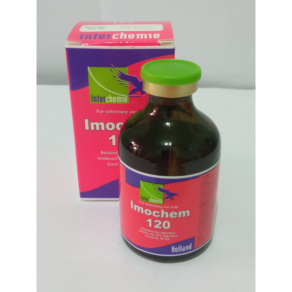 Imochem 120 50ml - IMIDOX 120 - ANTI-PARASITE MEDICINE (IMIDOCARB ...