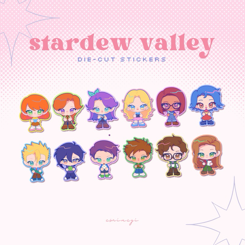 [emiaegi] Stardew Valley Die Cut Stickers | Shopee Philippines