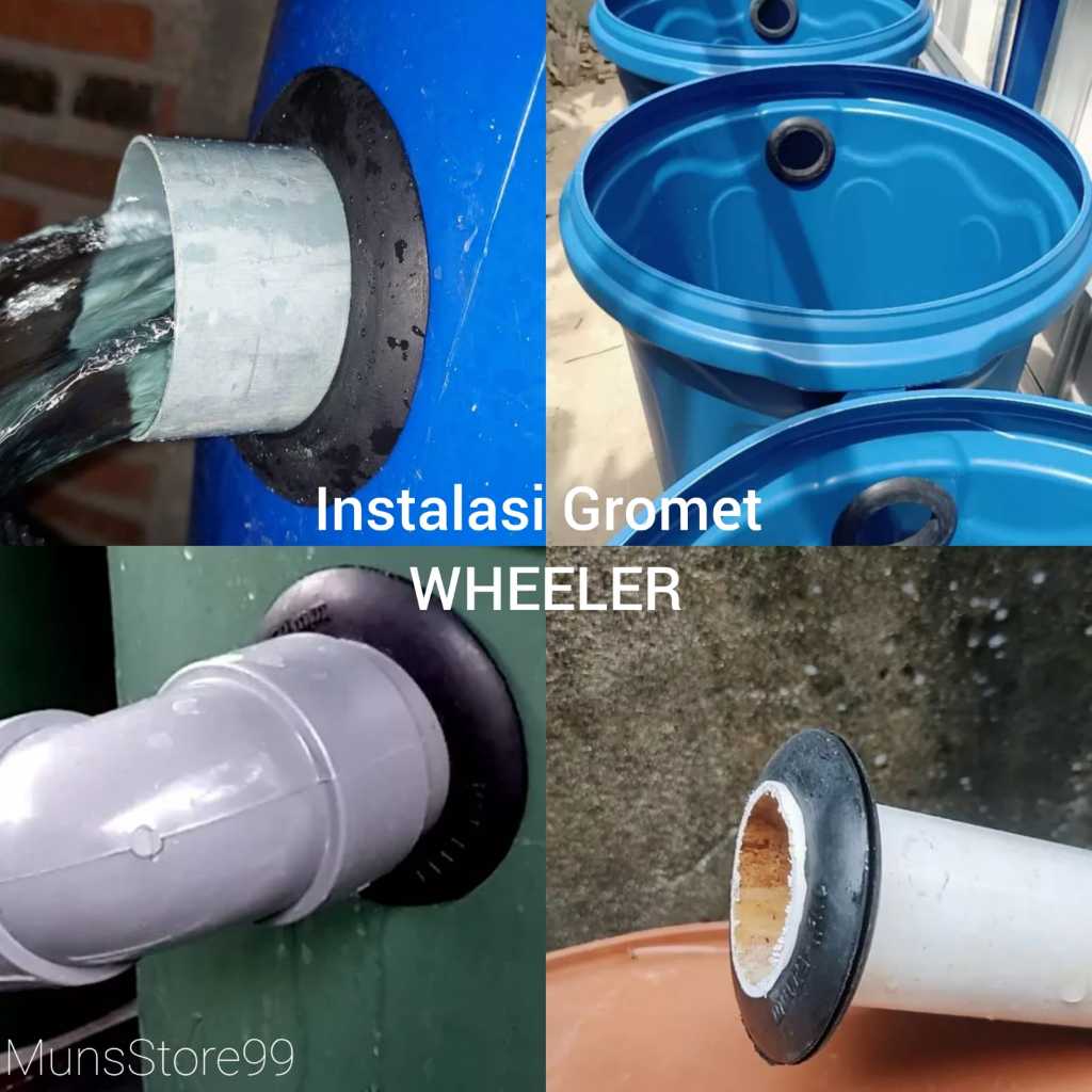 Hydroponic Gromet Paralon Pipe 1/2 - 2 Inch Packing Dutch Bucket Sealer ...