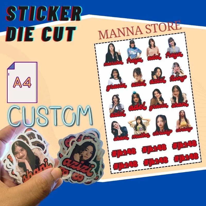 Jkt48 STICKER - DIE CUT ALREADY CUT | Shopee Philippines