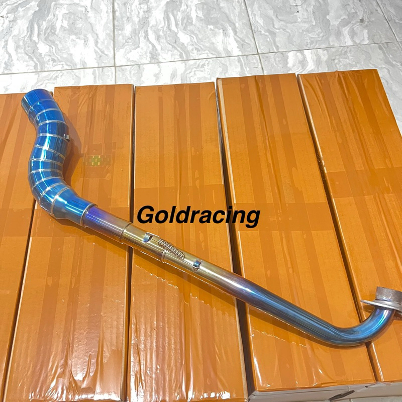 Bluegold pipe big elbow for xrm 125 wave 125 fury 125 rs125 smash 115 ...
