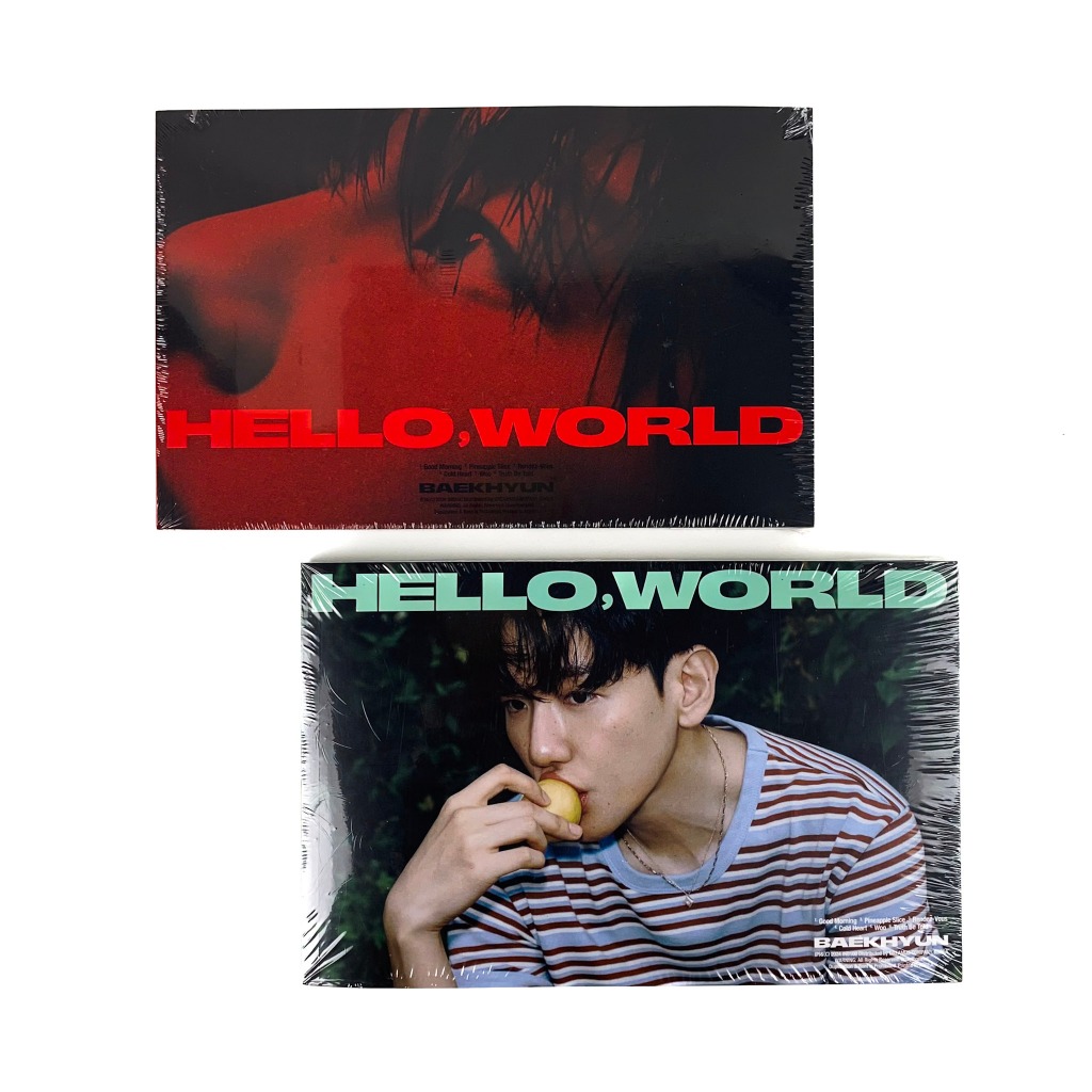 Exo BAEKHYUN 4th Mini Album - Hello, World (Photobook Ver.) | Shopee Philippines