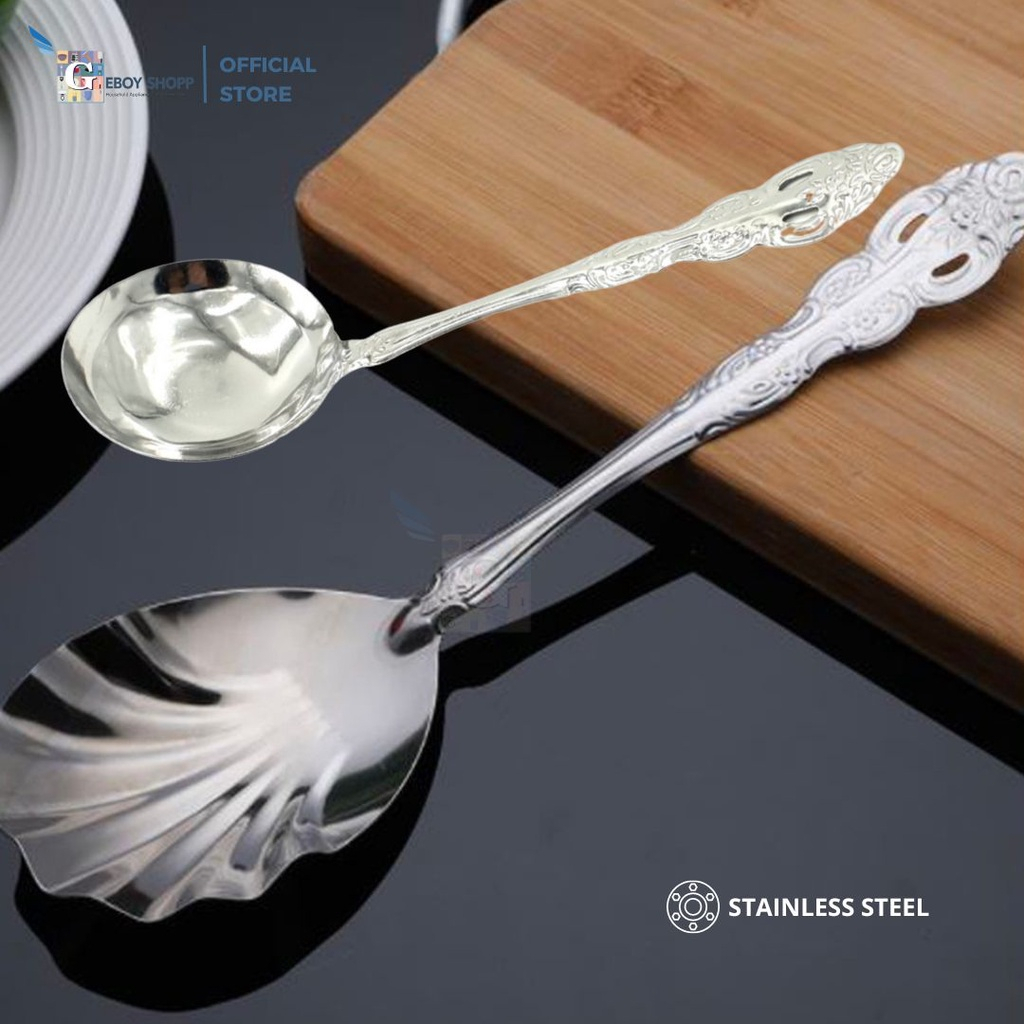 Round Vegetable Ladle - Shells - Wayang Ladle - Stainless Steel Puppet ...