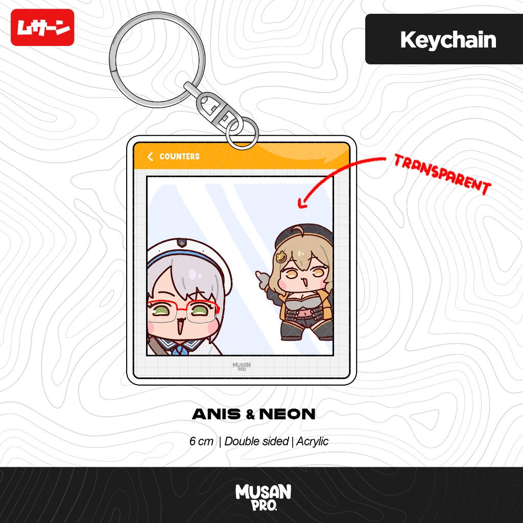 NIKKE Keychain - Anis & Neon - Misan - Fan Merch | Shopee Philippines