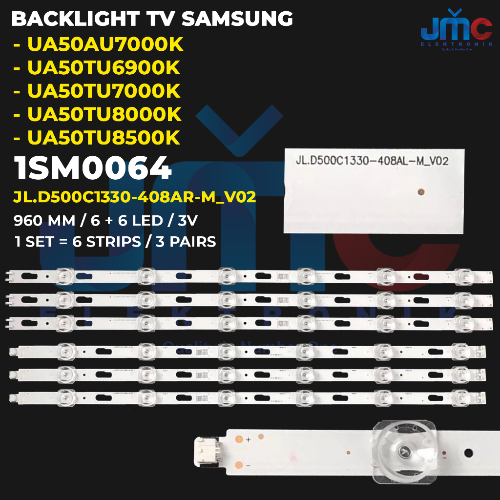 Samsung TV Backlight 50 Inch UA50TU7000 UA50AU7000 UA50TU8000 ...