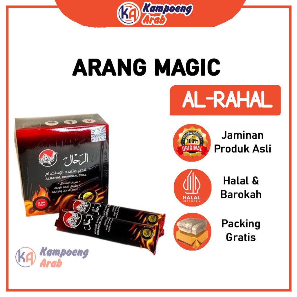 Al RAHAL Premium MAGIC CHARCOAL Once ignited instantly lights up Charco ...
