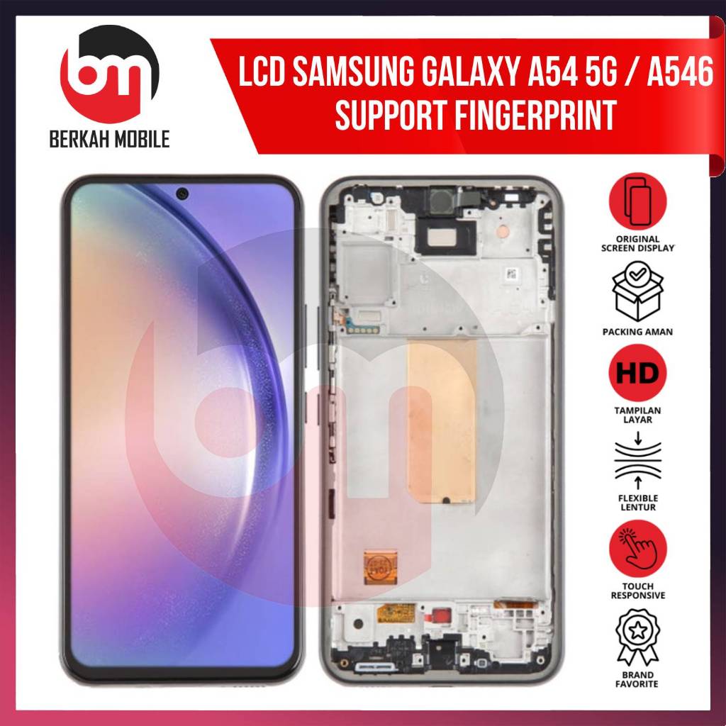 Lcd SAMSUNG GALAXY A54 5G / A546 SUPPORT FINGERPRINT ORIGINAL ...