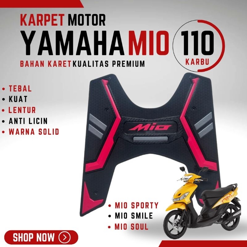 Yamaha MIO SPORTY CARBON MOTORCYCLE SCALE/MI KARBU MOTORCYCLE CARPET ...