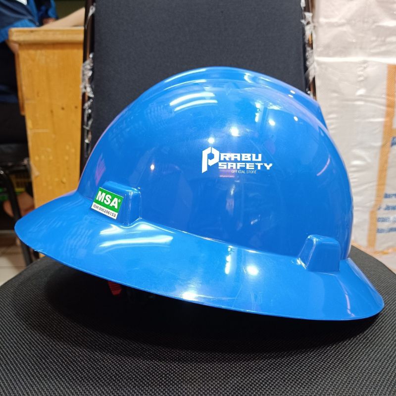 LOKAL Selling Project Msa V-Gard Safety Helmet Full Brim Local Fastrack ...