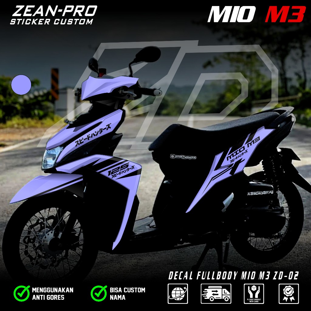 Latest Decal Sticker Yamaha MIO M3 125 Full body - MIO Fi 125i M3 ...
