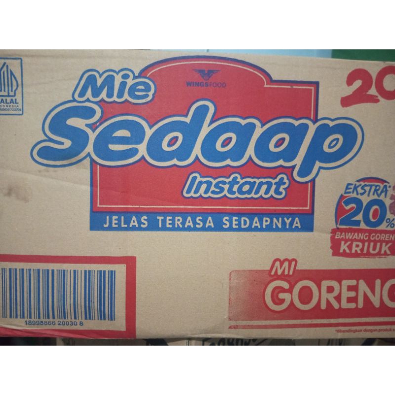 Sedaap Instant Fried Noodles 1 Carton | Shopee Philippines