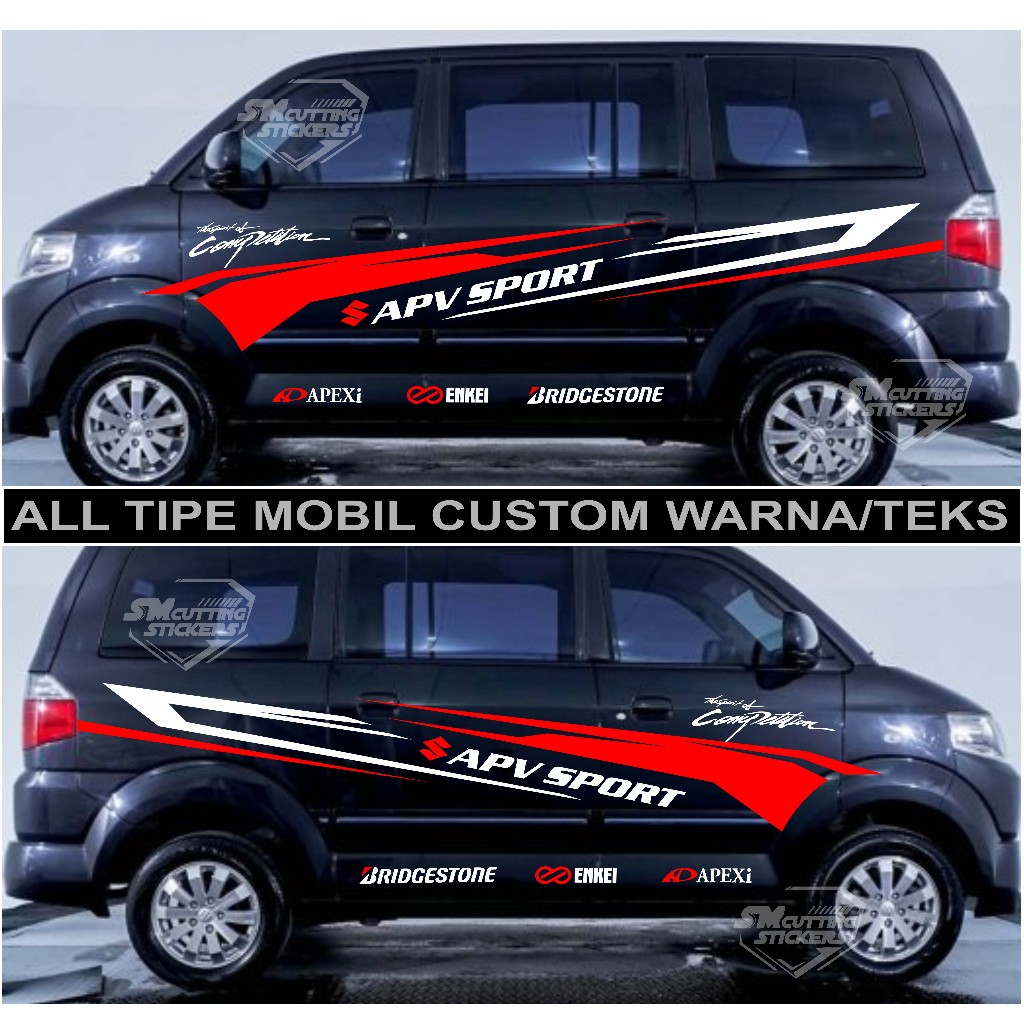 Apv car stickers cutting latest suzuki apv car stickers, latest side ...
