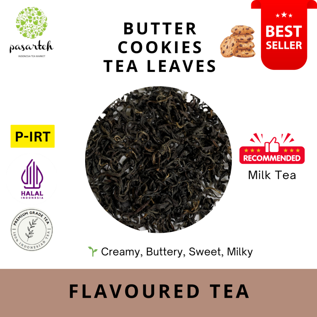 HITAM [ Pasalteh ] Butter Cookies Tea Leaves | Buttercookies tea ...