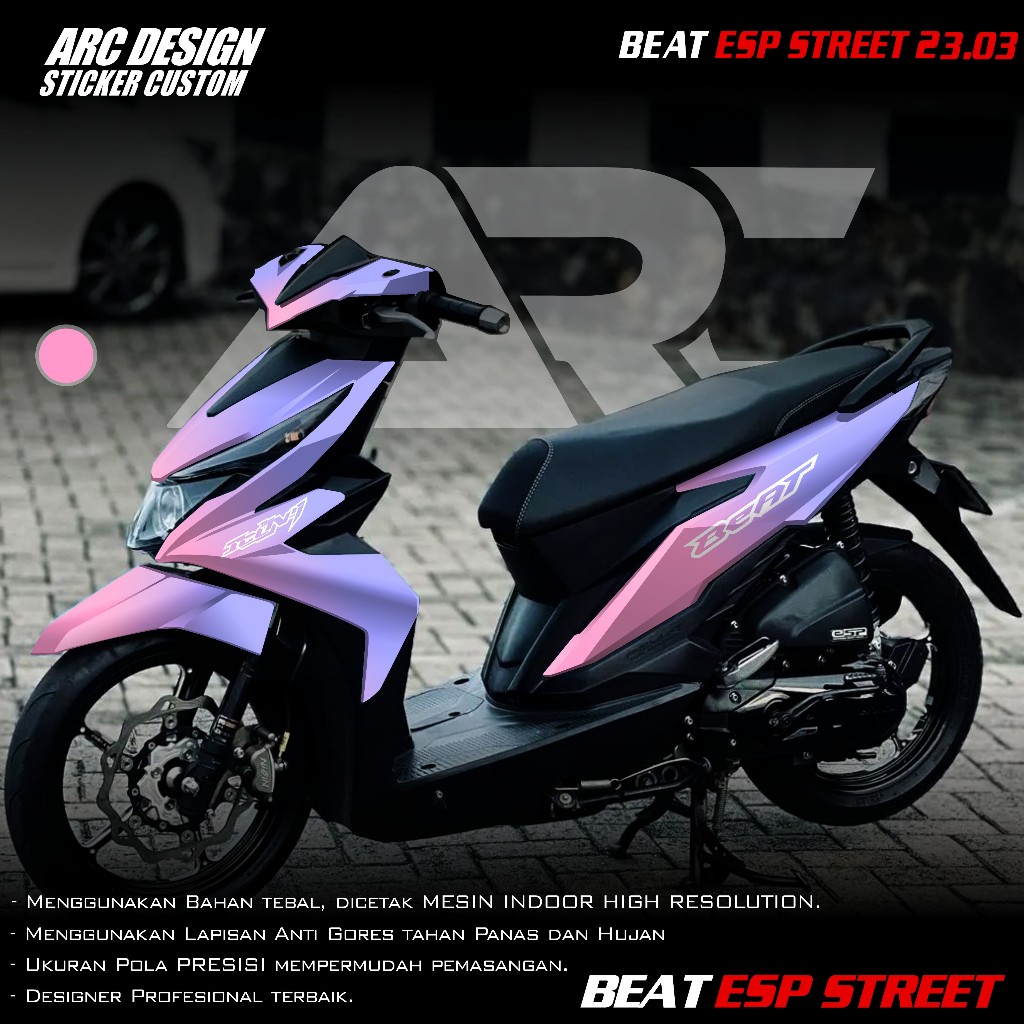 Latest Decal Sticker Honda Beat Esp Street 2016 2017 2018 2019 Full ...