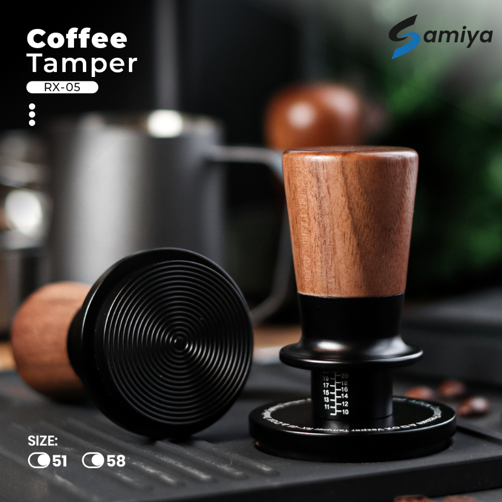 Coffee tamper click RX-05 press tamping powder espresso 51MM 58MM ...