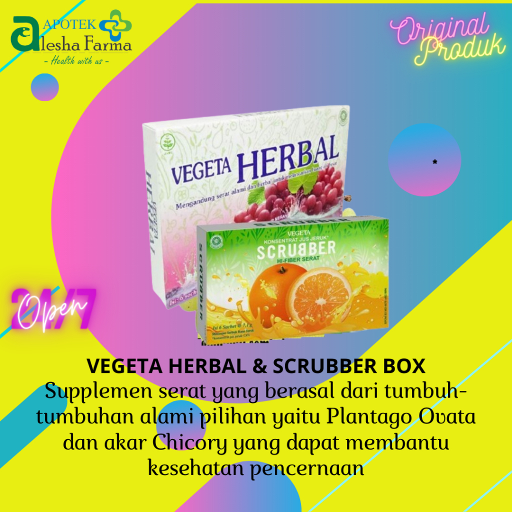 Vegeta Herbal Box 6 Sachets | Vegeta Orange Box 6 Sachets | Scrubber ...