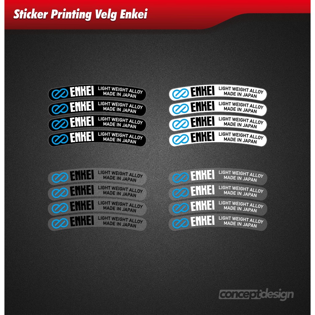 Enkei Rim Printing Sticker | Shopee Philippines