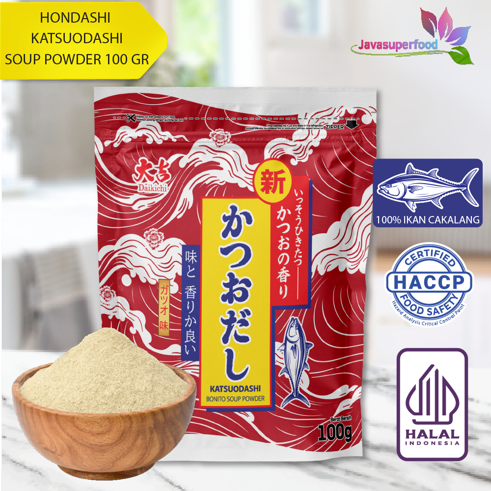 [HALAL] HONDASHI KATSUDASHI BONITO SOUP POWDER 100 GR & 200GR / FISH ...