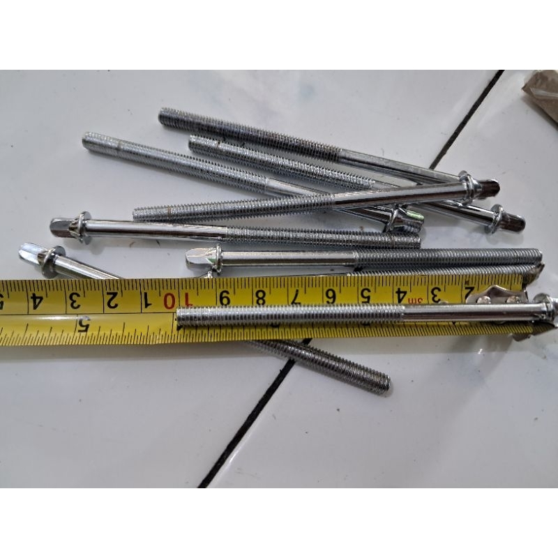 Tension bolt 10 cm drum marching band bolt | M6 thread (6 milli ...