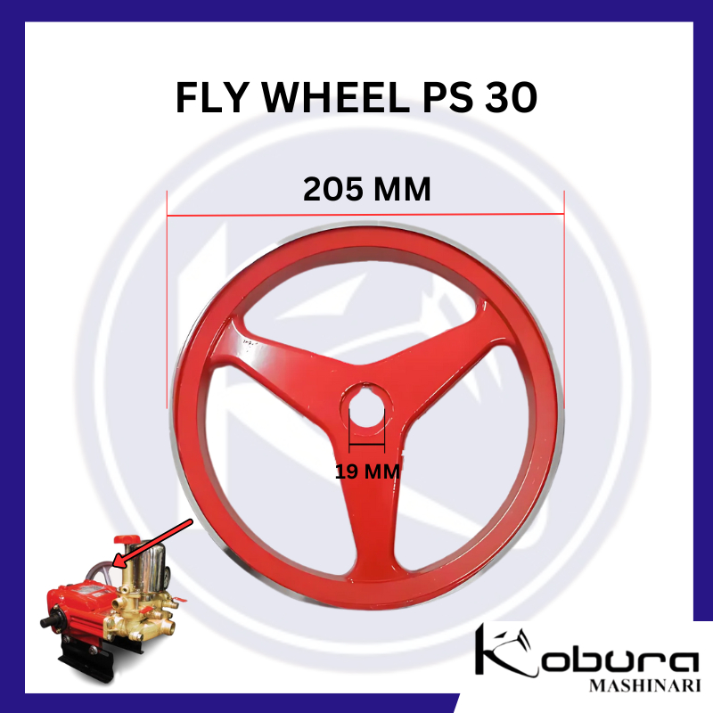 POLI MESIN Fly Wheel PS 30 Fly Wheel Pulley Pully Poly Power Sprayer ...