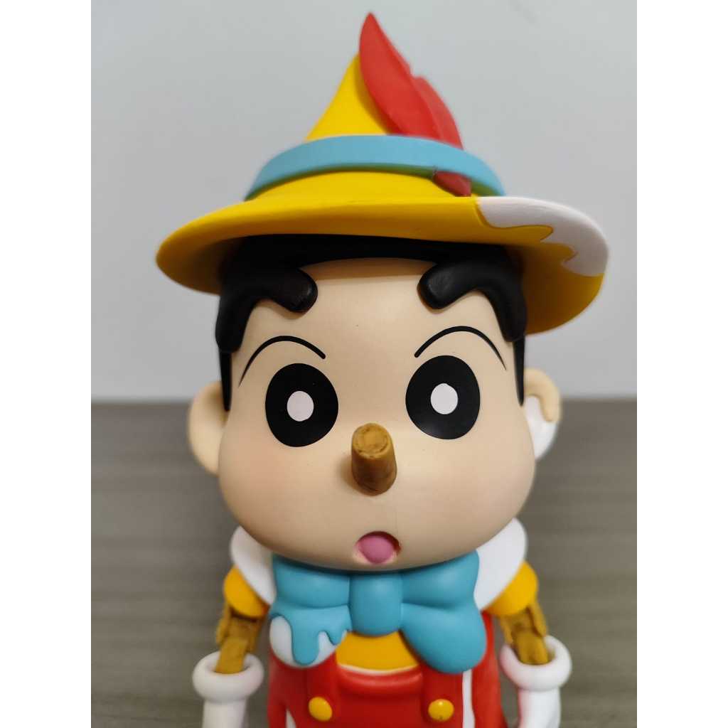 Figure Cream Shinchan Big Size 28CM Standing Pinocchio Crayon Sinchan ...