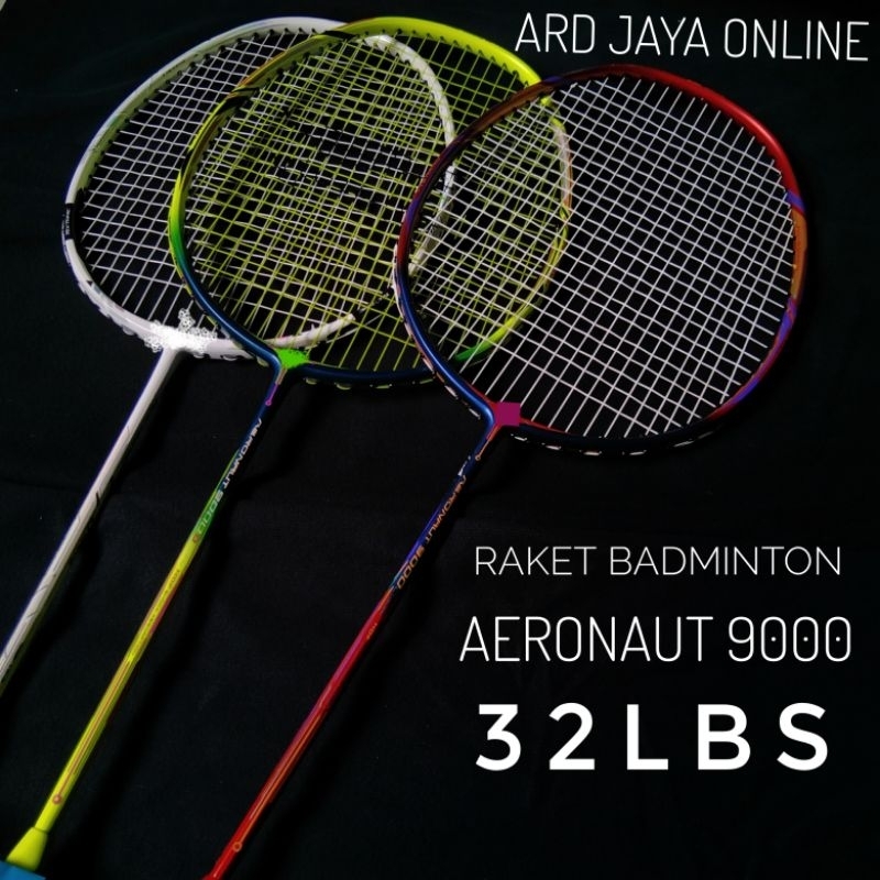 Aeronaut 9000 32 LBS ADULT BADMINTON RACKET | Shopee Philippines