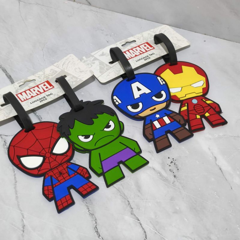 MARVEL Travel Luggage MarvelTAG Spiderman Hulk Captain America Iron Man ...