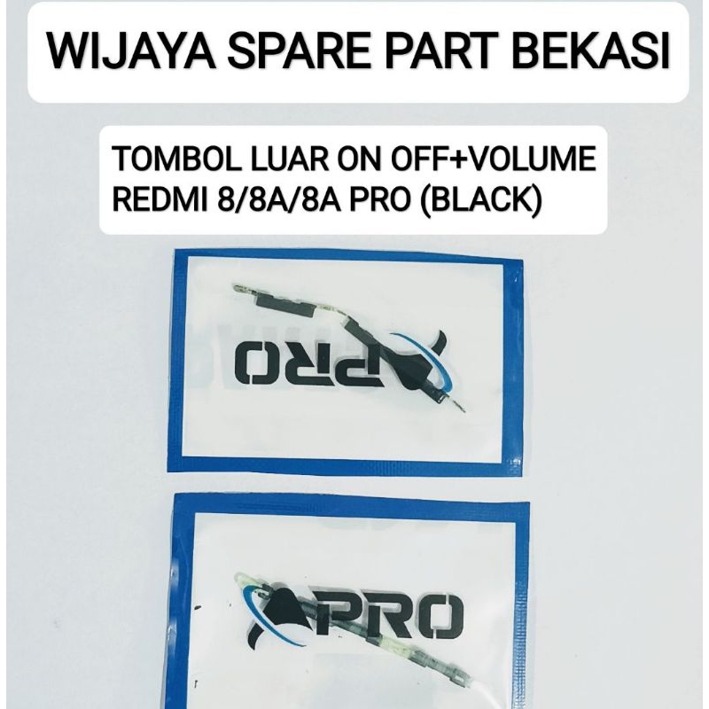 TOMBOL On OFF OUTER BUTTON +VOLUME REDMI 8/8A/8A PRO (BLACK) | Shopee ...