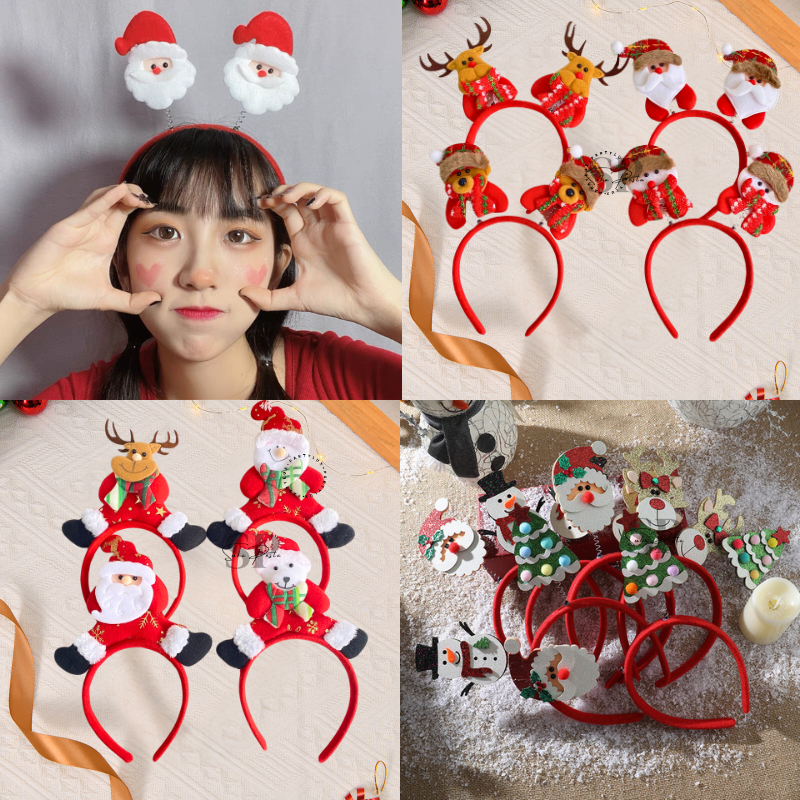 Merry CHRISTMAS HEADBANDS / SANTA CHRISTMAS HEADBANDS / CHRISTMAS ...