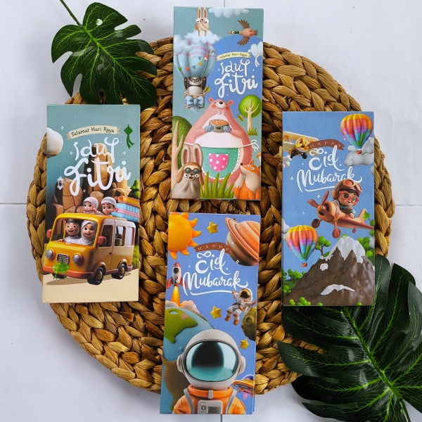 Unique Eid Al-Fitr 2025 Envelopes Contains 10 Pcs Long Size Cute ...