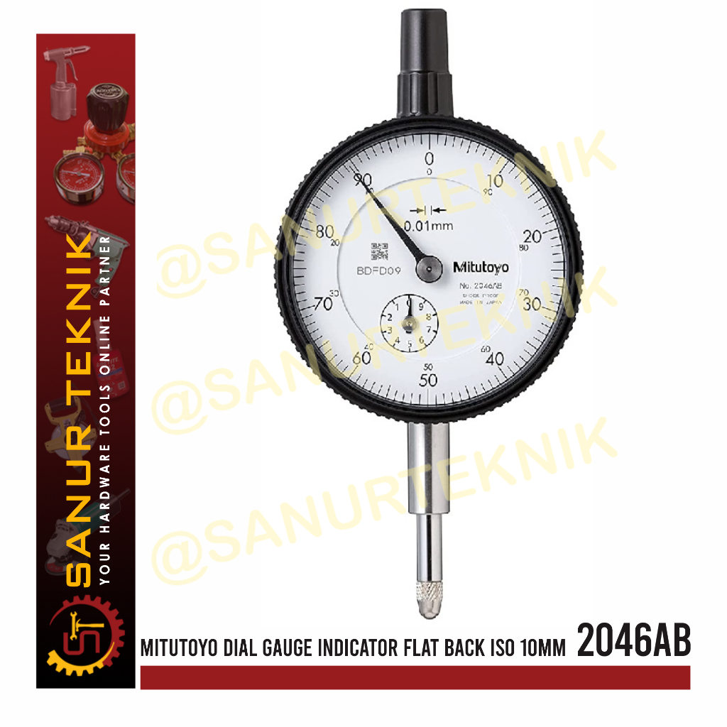 Mitutoyo Dial Indicator Indicator 2046A 10/0.01mm (10 / 0.01 mm) | Shopee Philippines