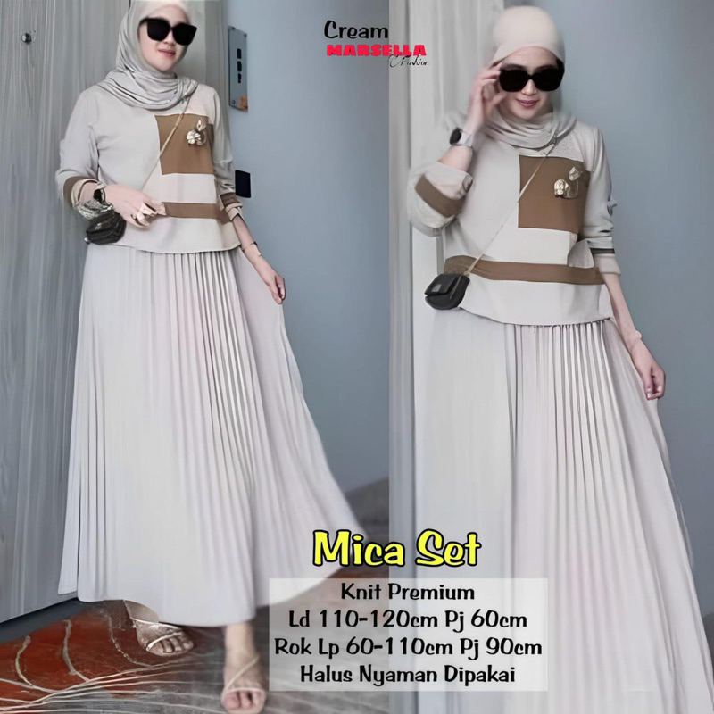 Nona SET // MICA SET Women's fashion clothing SET by marsella | Shopee ...