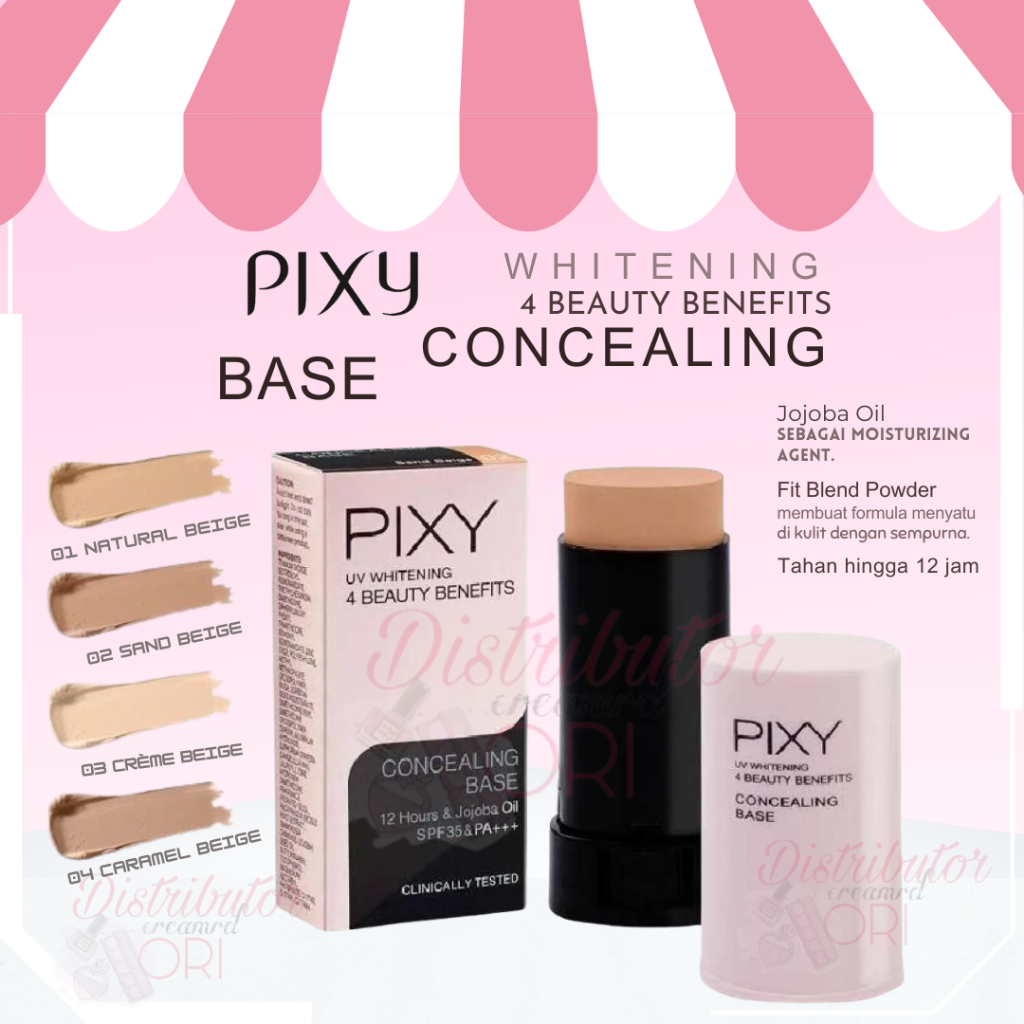 Pixy UV Whitening Concealing Base Concealer SPF35 PA+++ 9gr | Shopee ...