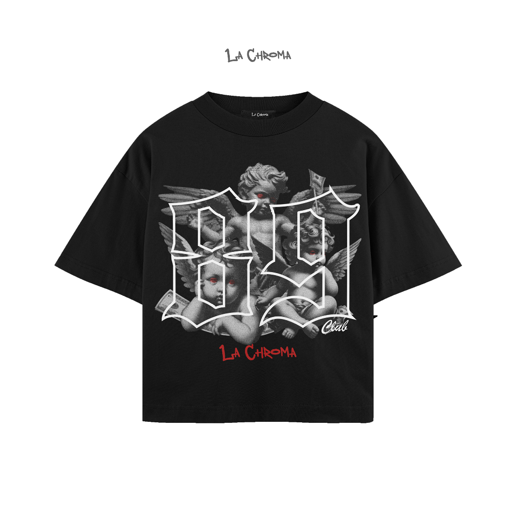 La Chroma - Boxy Oversize 89 Club T shirt | Shopee Philippines